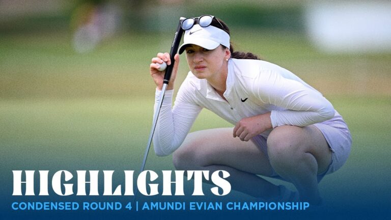 Condensed Rd. 4 | 2025 Amundi Evian Championship - One Stroke Golf