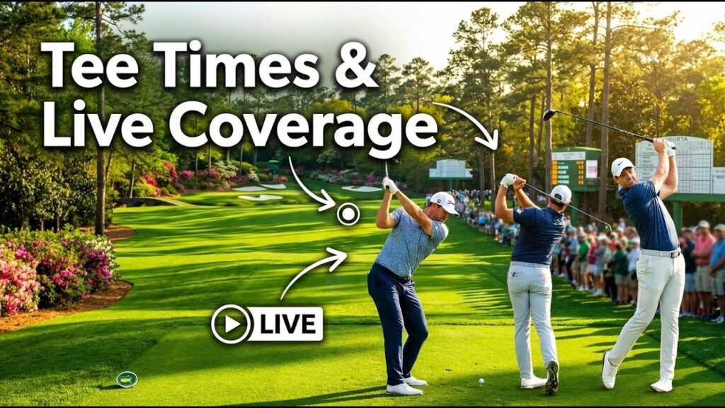 Masters 2026 Live Leaderboard & Scores | How to Watch The Masters Golf ...